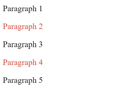 CSS :nth-child() Pseudo-Class Selector